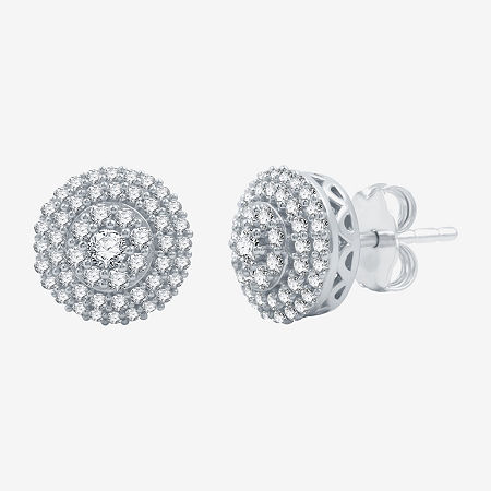 Click here for 3/4 CT. T.W. Natural White Diamond Sterling Silver... prices