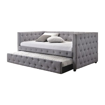 Click here for Mockern Kids Daybed With Trundle  One Size  Gray prices