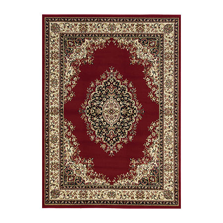 Closeout! Km Home Pesaro 1595 33x411 Area Rug - Red