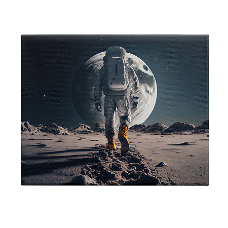 Click here for Stupell Industries Man On Moon Outer Space Astrona... prices