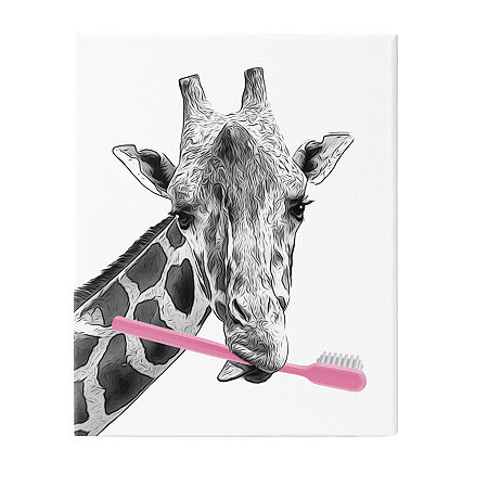 Click here for Stupell Industries Funny Animal Bathroom Toothbrus... prices