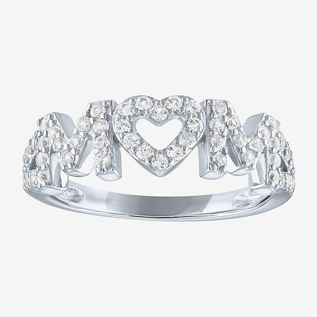 Click here for Yes  Please! Mom Womens Lab Created White Sapphire... prices