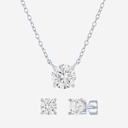 Click here for Yes  Please! Womens Lab Created White Sapphire Ste... prices