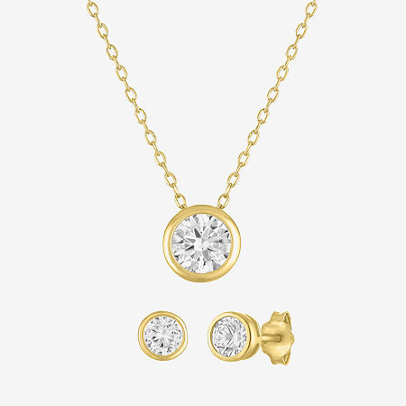 Click here for Yes  Please! Womens Lab Created White Sapphire 14K... prices