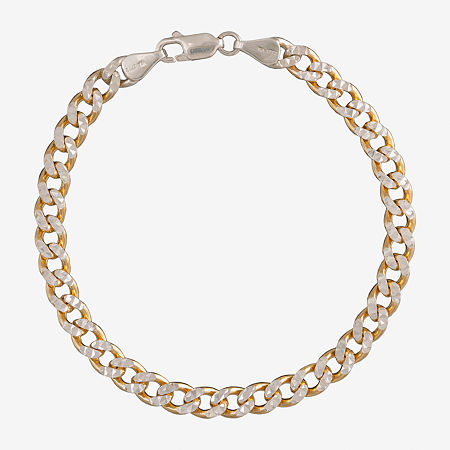 Click here for Unisex Adult 24K Gold Over Silver 7.5 Inch Solid C... prices