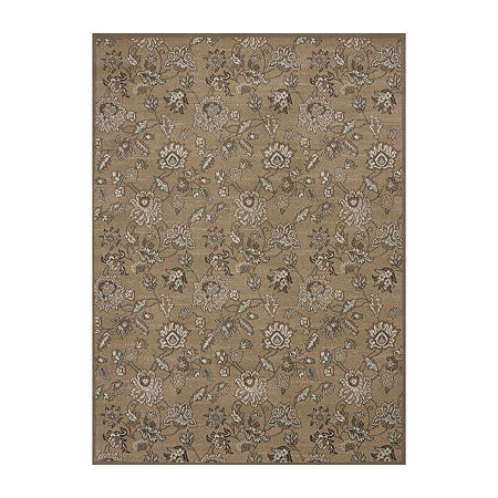 Click here for Pisa Floral Traditional Indoor Rectangular Area Ru... prices