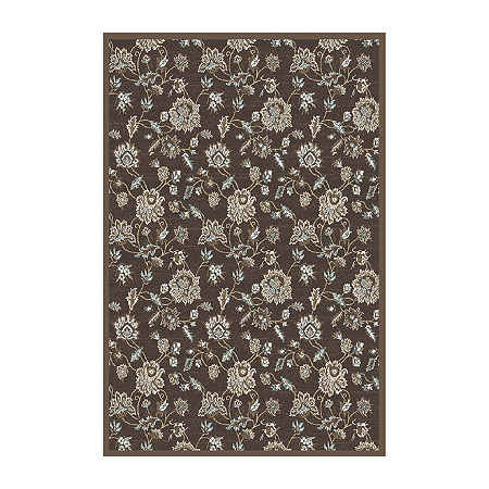 Click here for Pisa Floral Traditional Indoor Rectangular Area Ru... prices