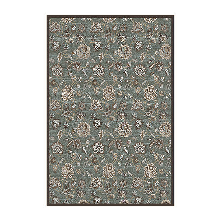 Click here for Pisa Floral Traditional Indoor Rectangular Area Ru... prices