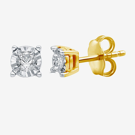 Click here for 1/6 CT. T.W. Natural White Diamond 14K Gold Over S... prices