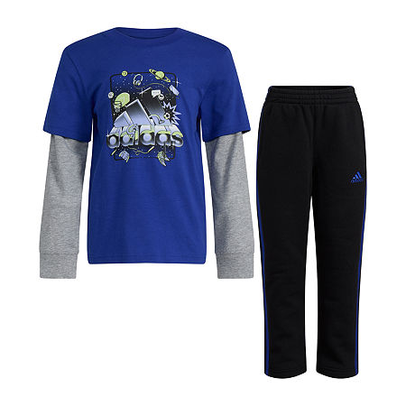 Click here for adidas Little Boys 2-pc. Pant Set  4  Blue prices