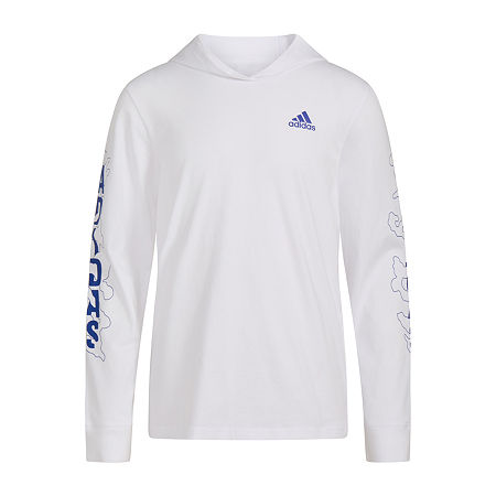 Click here for adidas Big Kid Boys Hooded Long Sleeve Active T-Sh... prices