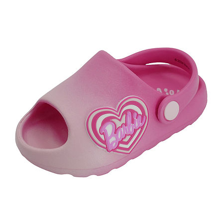 Click here for Toddler Girls Barbie Cloud Slide Sandals  4 Medium... prices