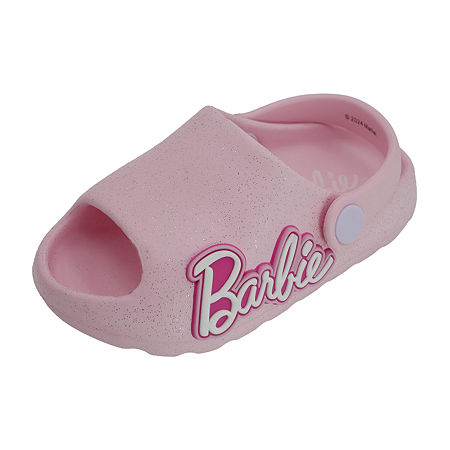 Click here for Toddler Girls Barbie Cloud Slide Sandals  9 Medium... prices