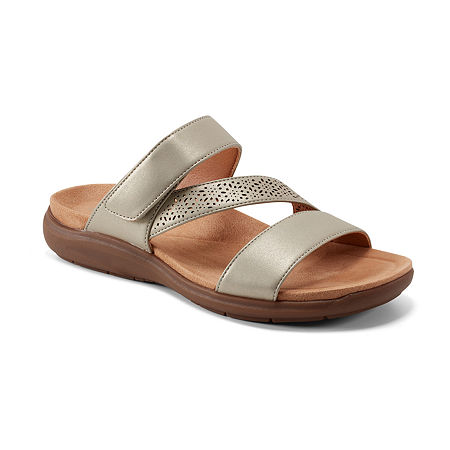 Click here for Easy Spirit Womens West Slide Sandals  7 Wide  Yel... prices
