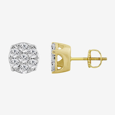 Click here for 1/2 CT. T.W. Natural White Diamond 10K Gold 5.5mm... prices