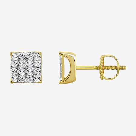 Click here for 3/4 CT. T.W. Natural White Diamond 10K Gold 8.2mm... prices