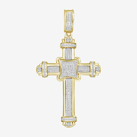 Click here for Mens 1/2 CT. T.W. Natural White Diamond 10K Gold C... prices