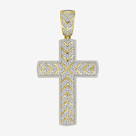 Click here for Mens 1 1/2 CT. T.W. Natural White Diamond 10K Gold... prices