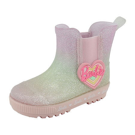 Click here for Toddler Girls Barbie Flat Heel Rain Boots  9 Mediu... prices