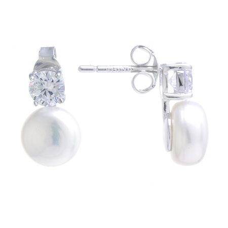 Click here for Silver Treasures Cubic Zirconia Cultured Freshwate... prices