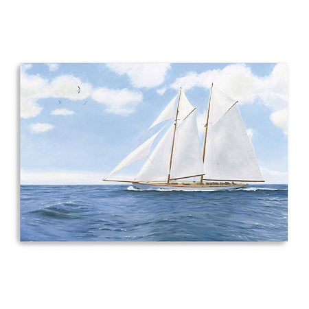 Click here for Lumaprints Majestic Sailboat White Sails Giclee Ca... prices