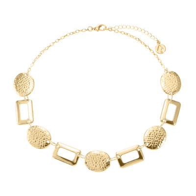 Liz Claiborne Recycled Metal Womens 17 Inch Collar Necklace - JCPenney