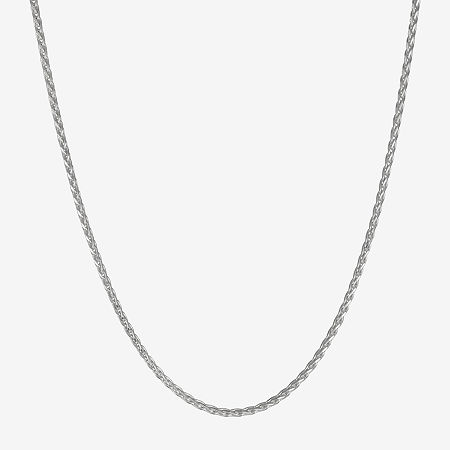 Click here for Made in Italy Mens Sterling Silver 24 Inch Wheat C... prices