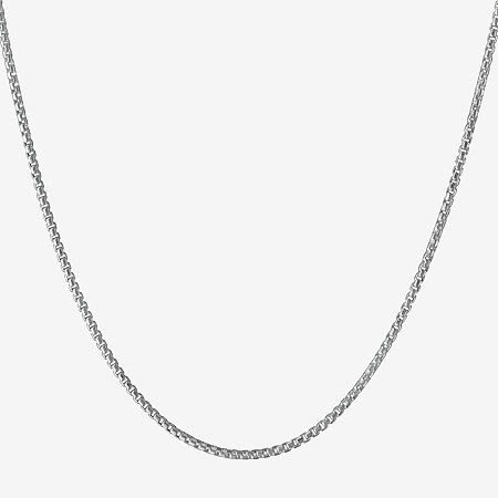 Click here for Made in Italy Mens Sterling Silver 30 Inch Box Cha... prices