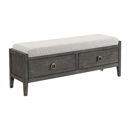Click here for Essex Storage Bench  One Size  Gray prices
