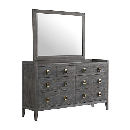 Click here for Essex 6 Drawer Dresser and Mirror  One Size  Gray prices