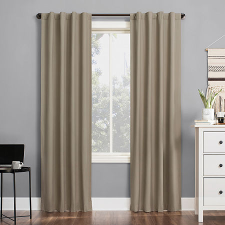 Click here for Cyrus Thermal 100 Blackout Back Tab Curtain Panel... prices