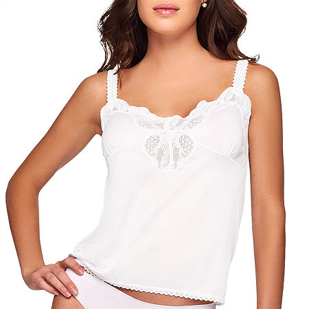 Click here for Ilusion Camisole Slip with Lace- 2032  36  White prices