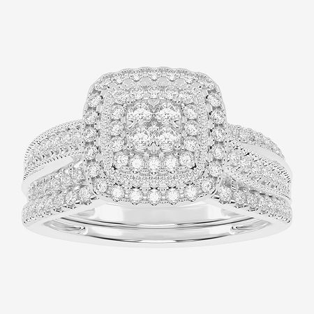 Click here for Womens 1/2 CT. T.W. Natural White Diamond 10K Whit... prices