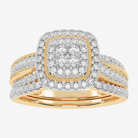 Click here for Womens 1/2 CT. T.W. Natural White Diamond 10K Whit... prices