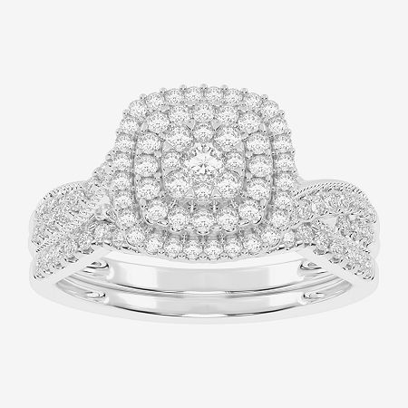 Click here for Womens 1/2 CT. T.W. Natural White Diamond 10K Whit... prices