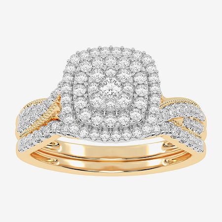 Click here for Womens 1/2 CT. T.W. Natural White Diamond 10K Whit... prices