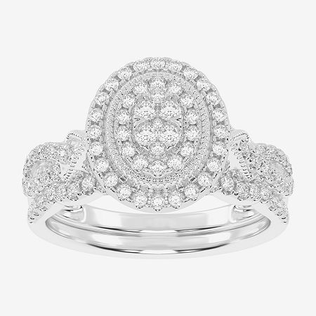 Click here for Womens 1/2 CT. T.W. Natural White Diamond 10K Whit... prices