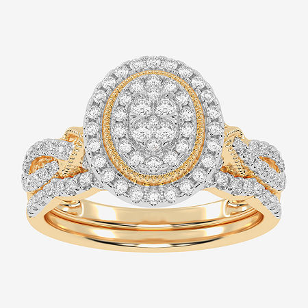 Click here for Womens 1/2 CT. T.W. Natural White Diamond 10K Whit... prices