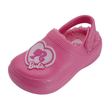 Click here for Barbie Faux Fur Toddler Girls Round Closed Toe Clo... prices