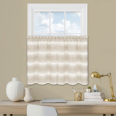 Click here for Achim 2-pc. Rod Pocket Window Tier  One Size  Beig... prices