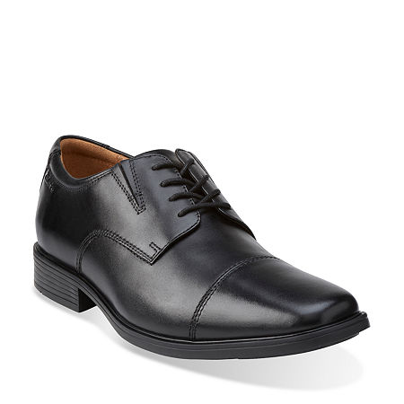 Click here for Clarks Tilden Mens Leather Cap-Toe Dress Shoes  10... prices