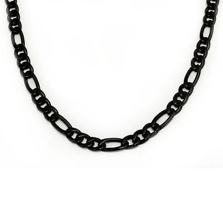 Click here for Mens Black Stainless Steel Chain Necklace  One Siz... prices