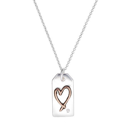 Click here for Footnotes Womens Cubic Zirconia Sterling Silver He... prices