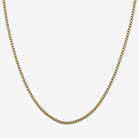 Click here for Stainless Steel Solid Wheat Chain Necklace  One Si... prices