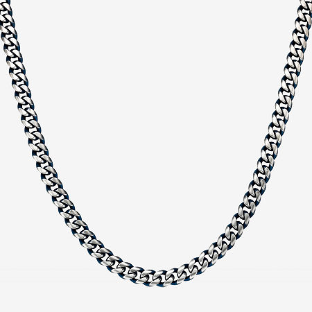 Click here for Mens Stainless Steel 24 Inch Curb Chain Necklace... prices