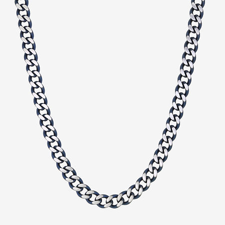 Click here for Mens Stainless Steel 24 Inch Curb Chain Necklace... prices