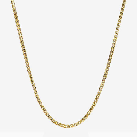 Click here for Mens Stainless Steel 3mm Wheat Chain  One Size  Ye... prices