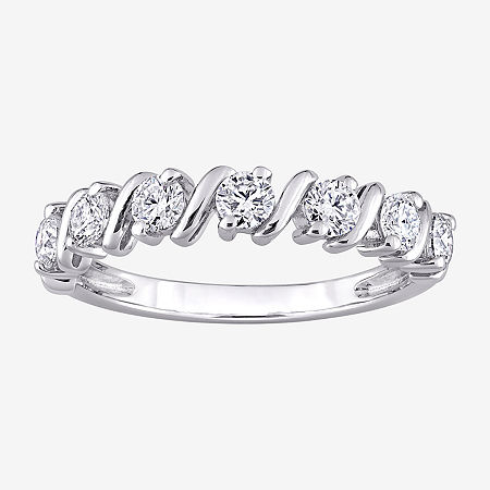 Click here for Womens 2MM 3/4 CT. T.W. Lab Created White Moissani... prices