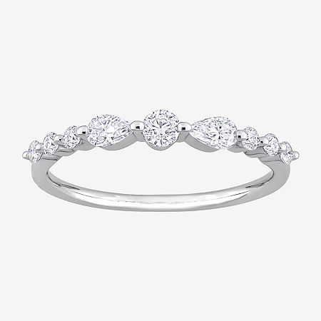 Click here for Womens 1/2 CT. T.W. Lab Created White Moissanite S... prices