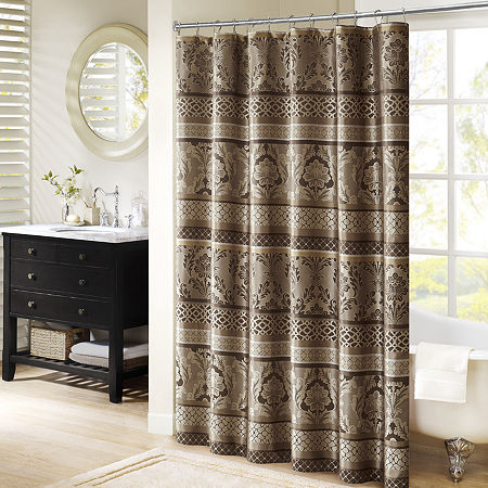 Click here for Madison Park Bellagio Jacquard Shower Curtain  72... prices